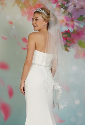 Crystal Scatter Raindrop Veil - Emma Bridals